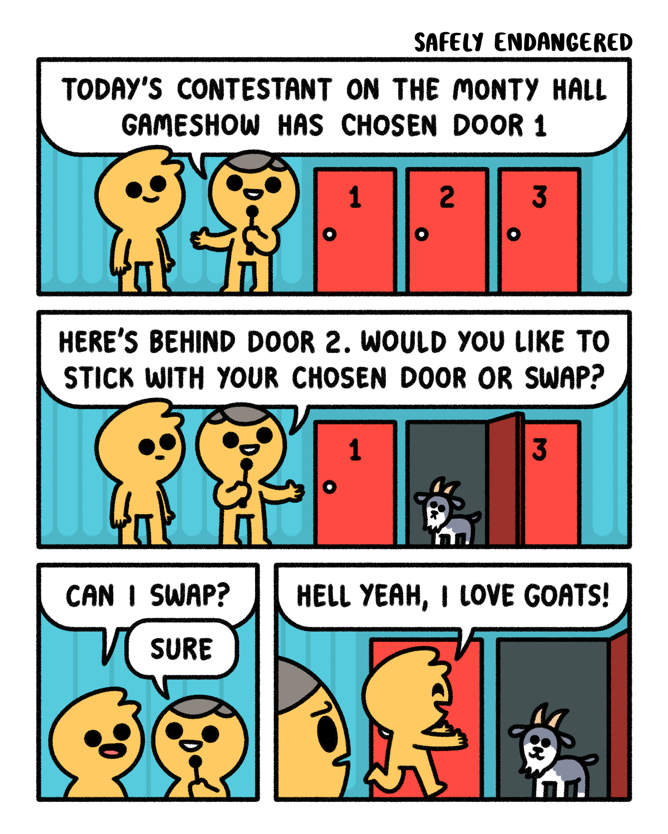 Monty Hall – Safely Endangered